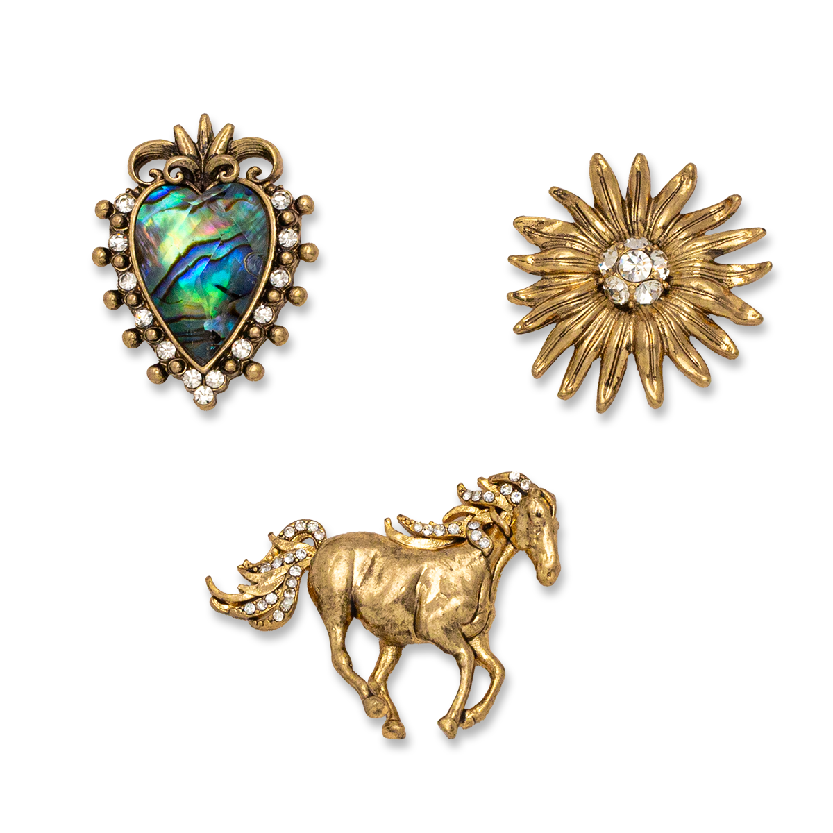 Motif Pins – Charlie 1 Horse